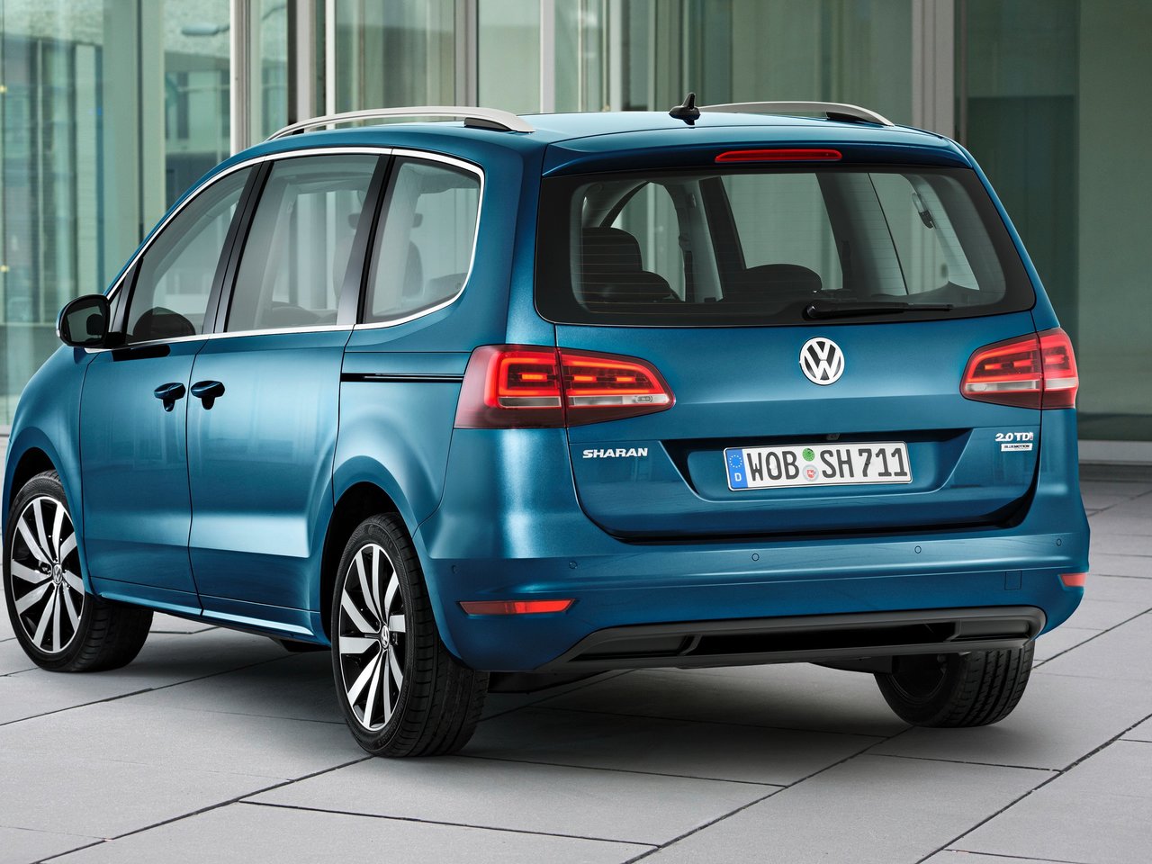 Volkswagen Sharan 2 поколение рестайлинг, Минивэн - технические ...