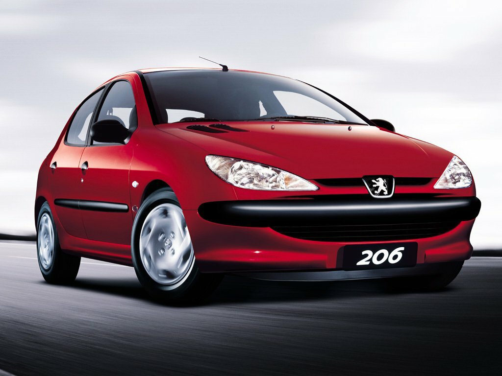 Купить б/у Peugeot 206 1998-2012 1.6 MT (109 л.с.) бензин механика в Санкт-Петербурге: чёрный ...