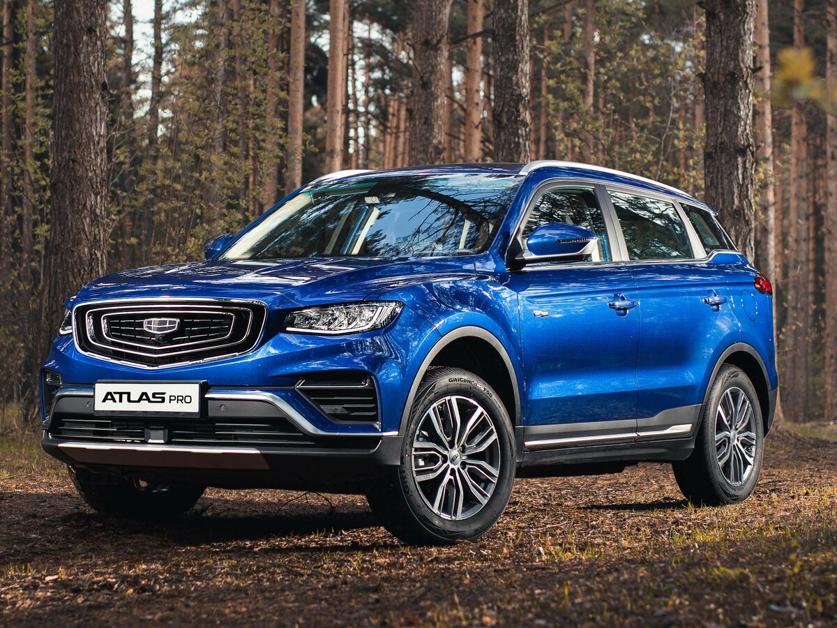 Купить б/у Geely Atlas Pro 2021-2025 1.5 AMT (177 л.с.) 4WD бензин робот в Голицыно: чёрный ...
