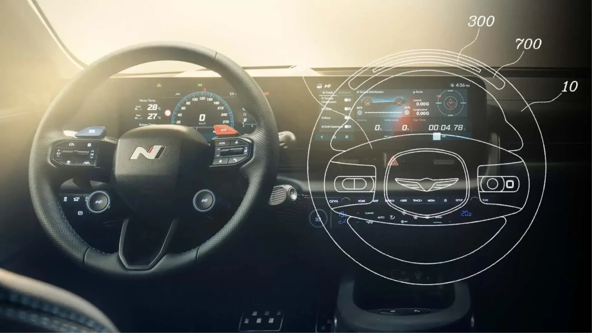 Компания Hyundai запатентовала руль с технологией как у Ferrari
