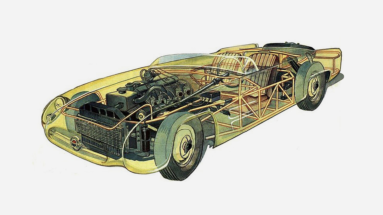 Советский гоночный авто с кузовом из клея и мотором от «Москвича»