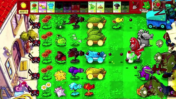 Plants Vs Zombie Hybrid Story Mod (por VooDooGroup): Juega Gratis Online en Playhop