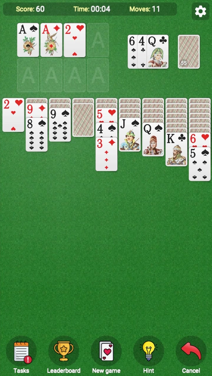 Double Klondike Solitaire (by Old Singleton): Play Online For Free On ...