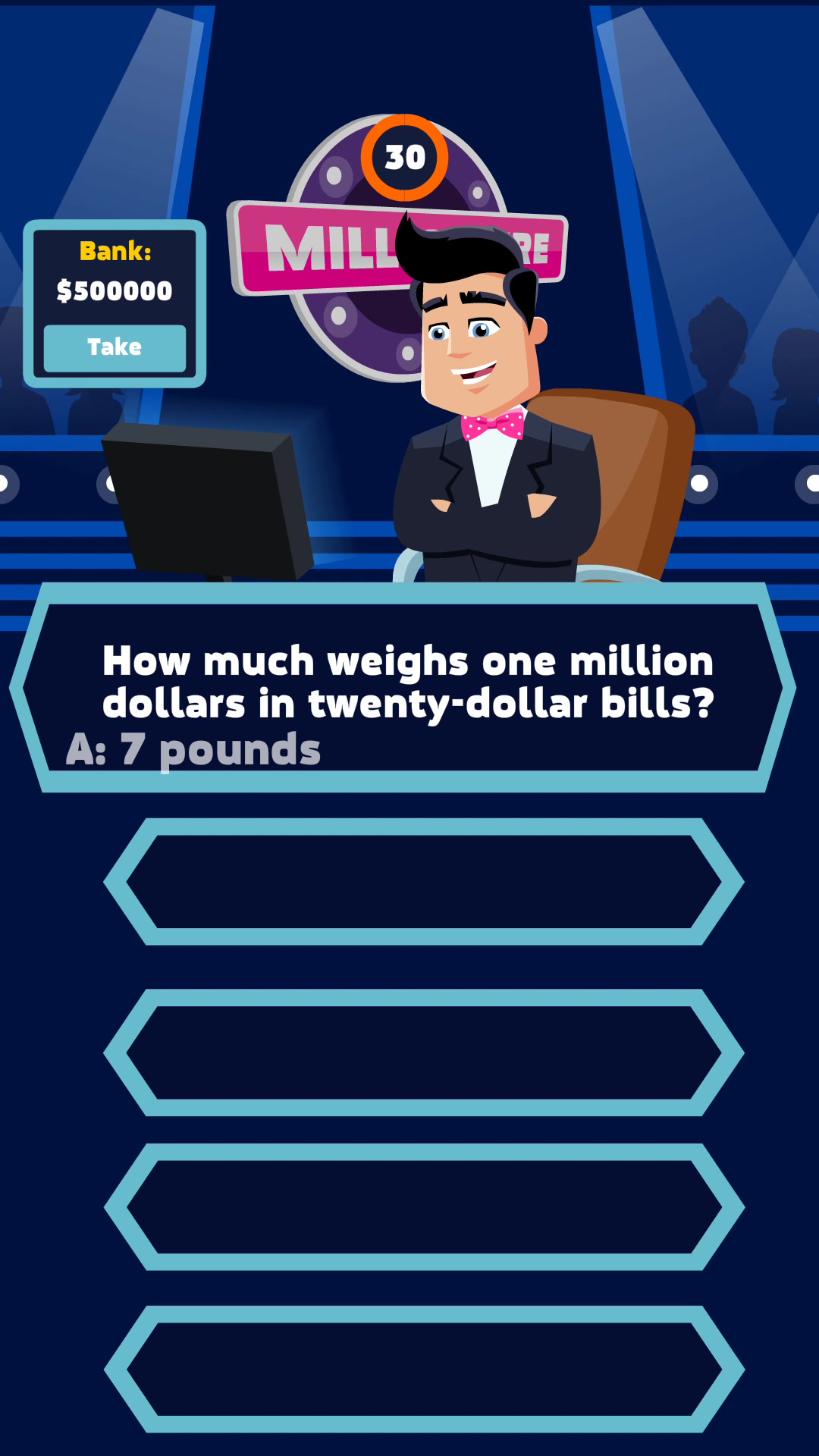 Millionaire Trivia Game Quiz (by AppyApp) - play online for free on ...