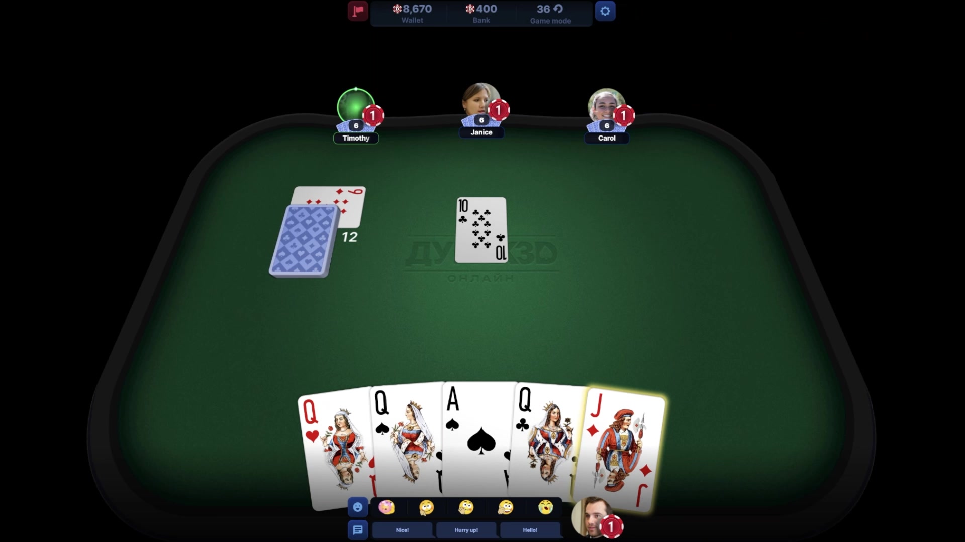 Durak Online 3D (by Playvision L.L.C-FZ) - play online for free on ...