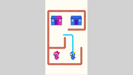 Draw path to home (من Popik) - العب على الإنترنت مجانًا على Yandex Games