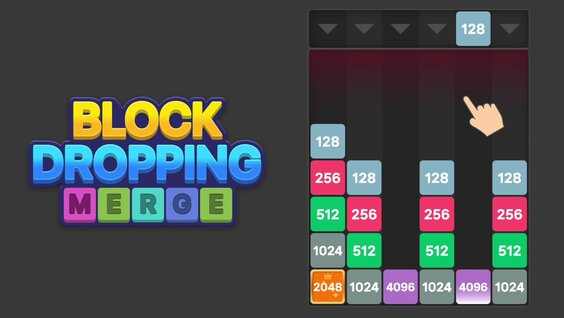 Block Dropping Merge (by Addictive Games): Play Online For Free On Playhop