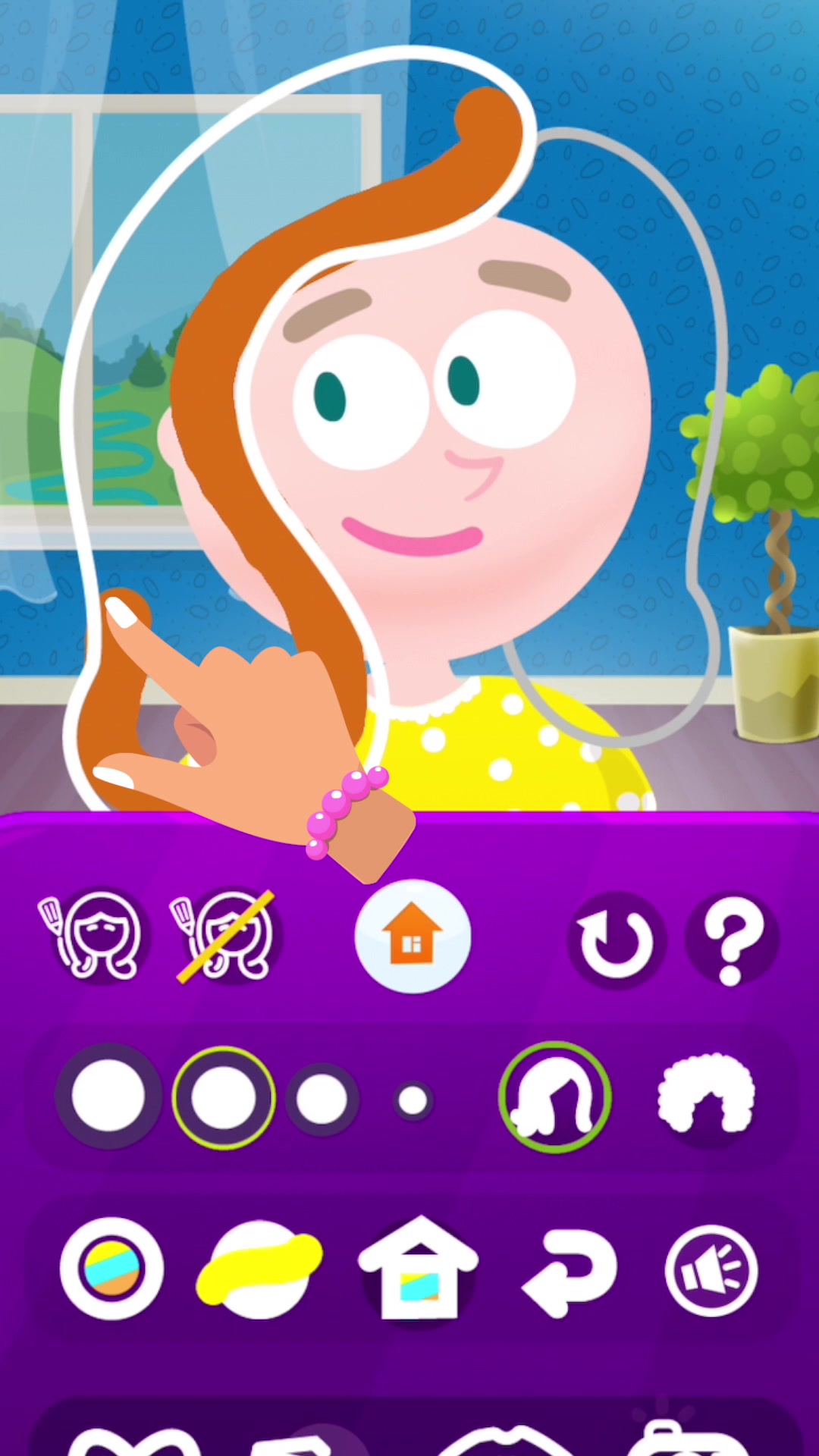Draw hair and dress up girl (by Maksim Eliseenko): Play Online For Free ...