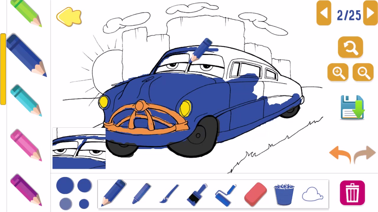 Cars Coloring Pages For Kids Online