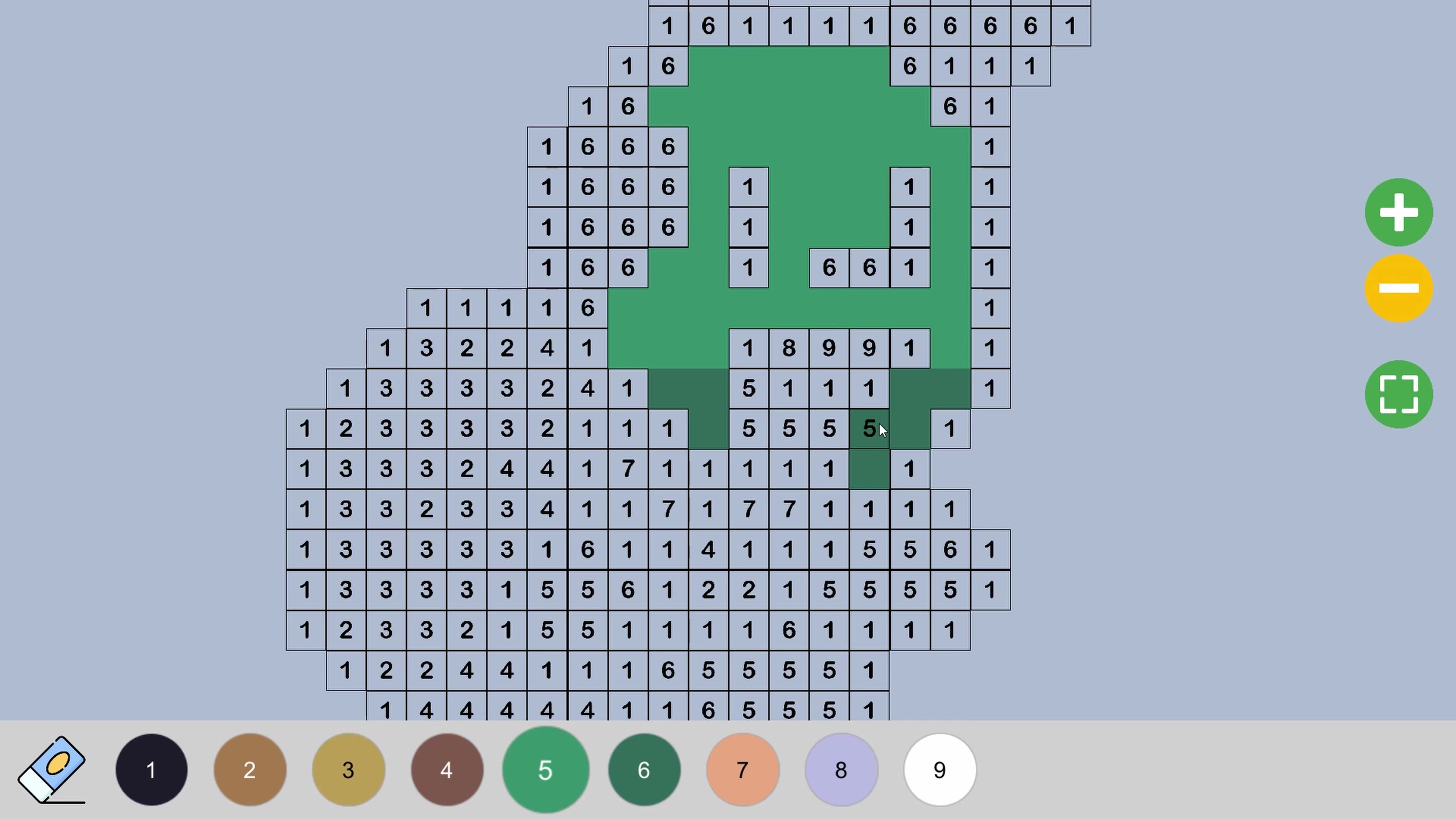 Big coloring by numbers (by Plotva Games) - play online for free on ...