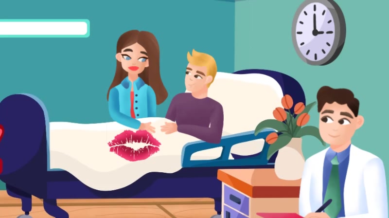 Поцелуи в больнице (от JulGames): Играть Онлайн Бесплатно На Playhop