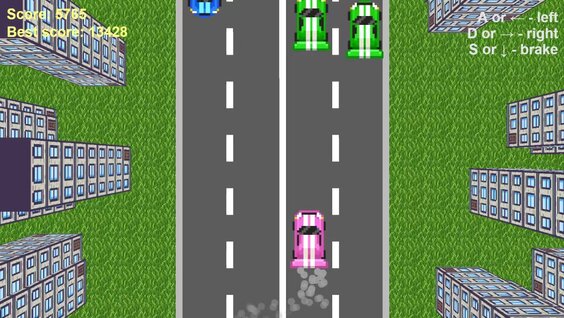 Speed Racing: 4 Lanes (by GamesStudio): Play Online For Free On AllWebGames