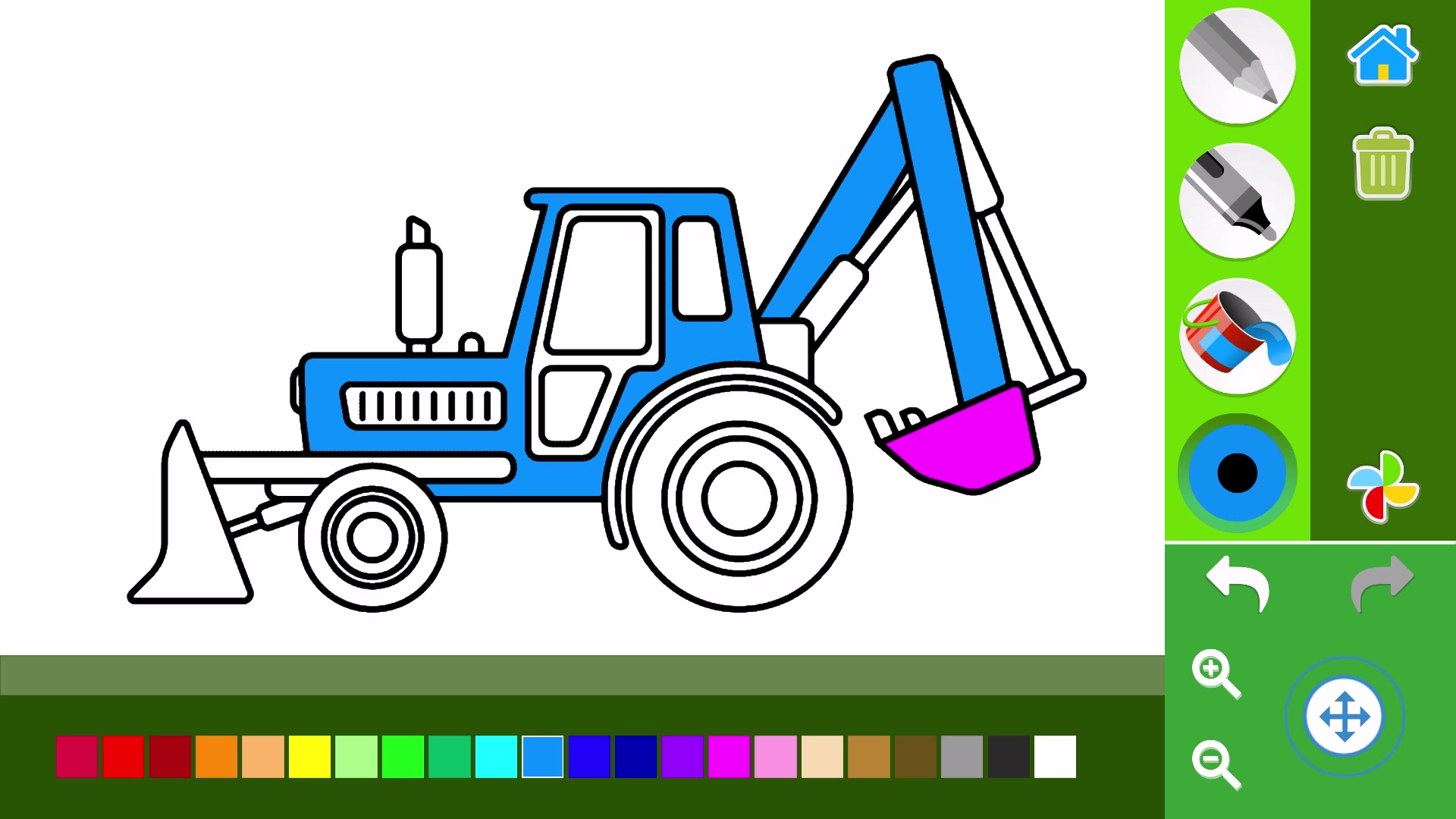 Coloring book - transport and cars (by Avolzok) - play online for free ...