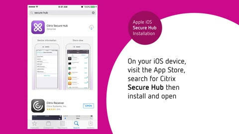 Secure Hub iOS Install MAM - Смотреть онлайн в поиске Яндекса по Видео