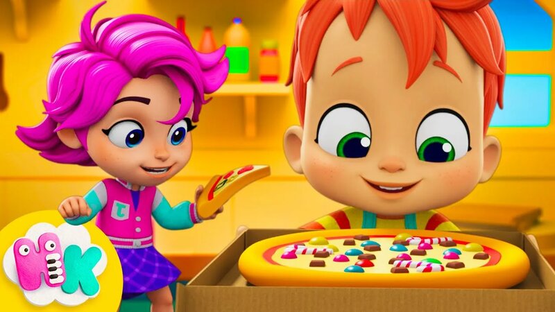 Pizza Time Song ‍ Yummy Food Song for Babies | HeyKids Nursery Rhymes ...