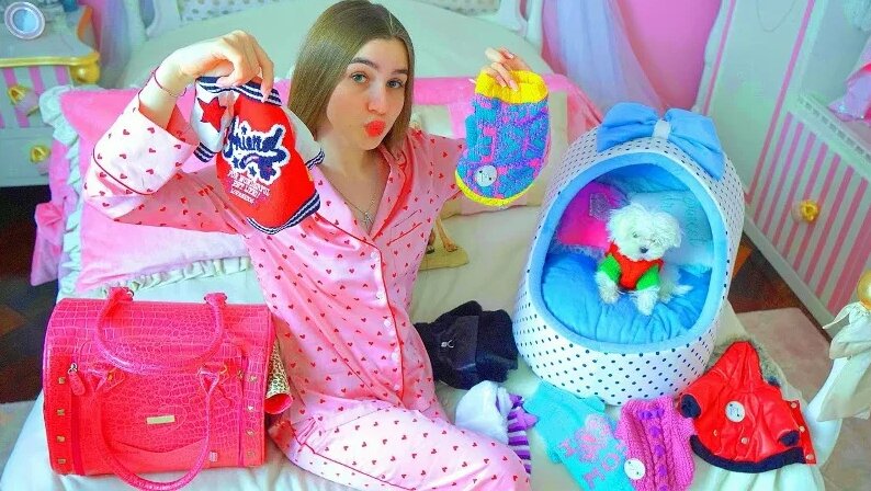 Как Живёт новая собачка Bunny в семье ЛЕДИ Дианы? Lady Diana — Видео от ...