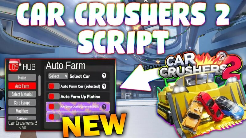 NEW* Car Crushers 2 Script (Pastebin 2025) ( INF Money , Autofarm ...