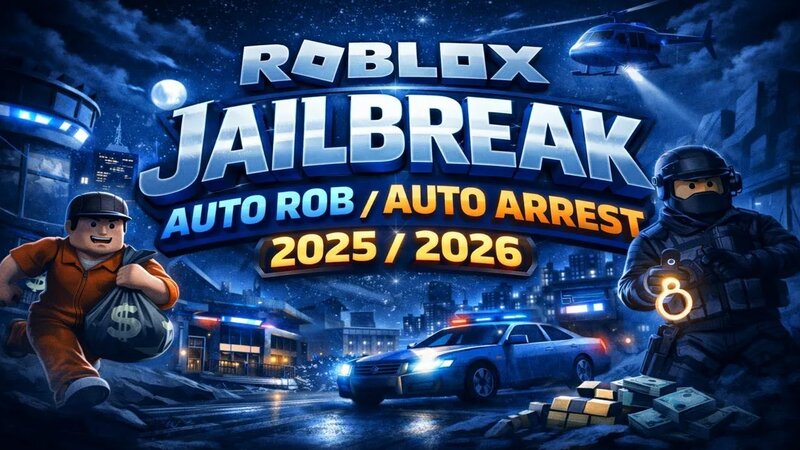 Brand NEW* Jailbreak Script (Pastebin 2026) Auto Rob / Auto Arrest for ...