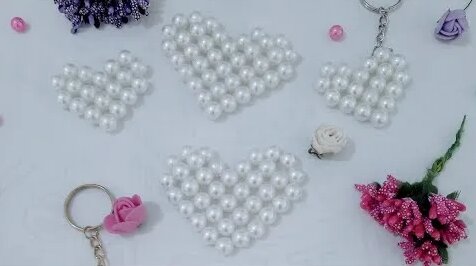 boncuktan kalp yapımı #diy #gift #tasarım #kalp #hediye #heart # ...