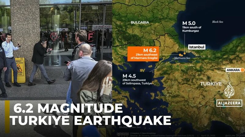 Powerful earthquake : Turkey’s Istanbul shaken by 6.2 magnitude ...