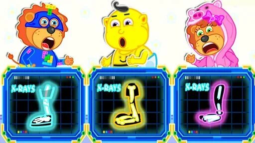 Lion Family | Boo Boo Story. Kids Stories About Leo Got a Boo Boo ...