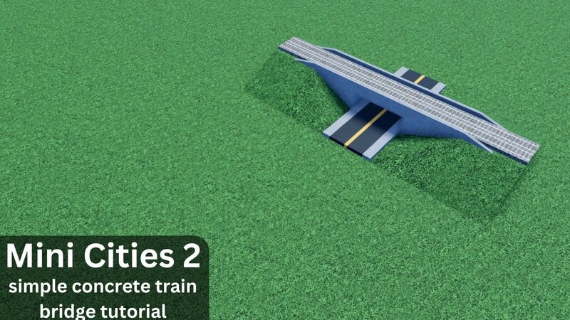 Mini Cities 2: simple concrete train bridge tutorial - Смотреть онлайн ...