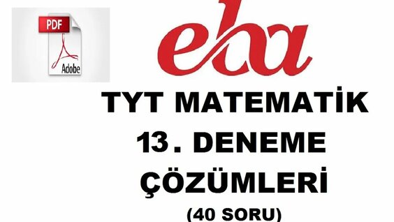 tyt matematik denemesi pdf: 1 bin video Yandex'te bulundu