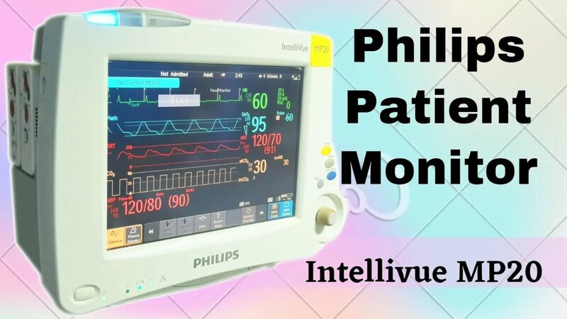 Philips Intellivue MP20 Patient Monitor | Overview | How to operate ...