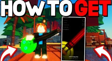 How To GET Silly FUN Happy ROD Showcase in Fisch! Roblox - Смотреть ...