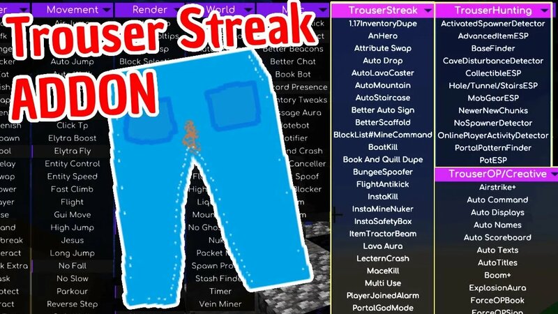 Meteor Client Trouser Streak Addon is Insanely OP - Full Guide ...