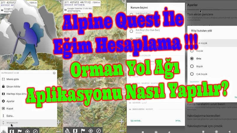 Alpine Quest Programı İle Yol Aplikasyonu Yapılır mı? - Yandex Video ...
