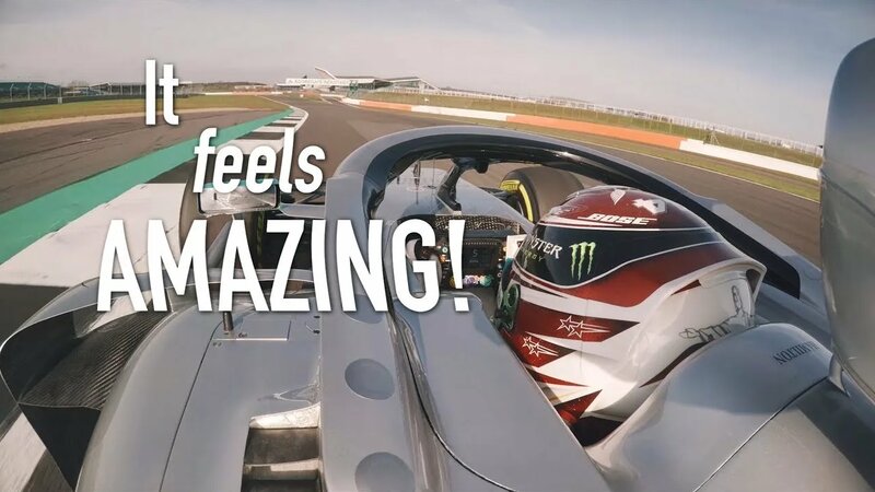 Lewis Hamilton's First Lap in 2019 Mercedes F1 Car!