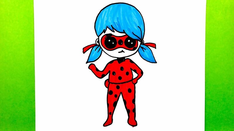 Easy Miraculous Ladybug Marinette Drawing, How To Draw Miraculous ...