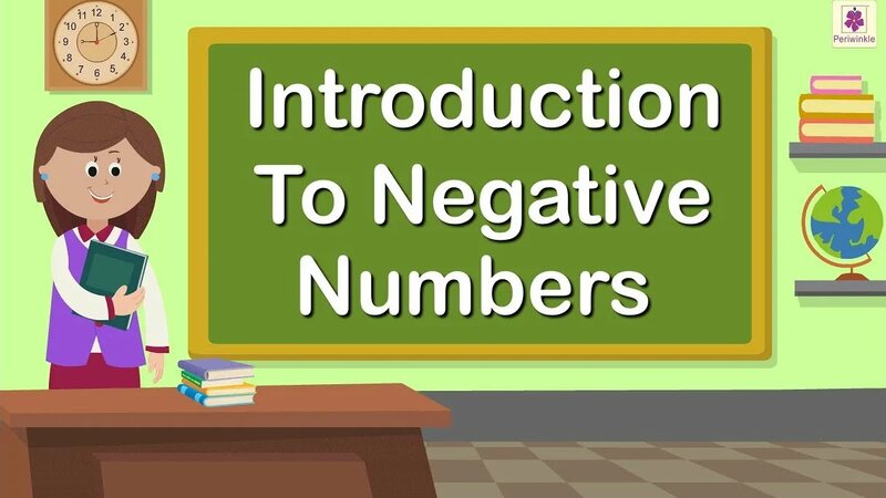 Introduction To Negative Numbers | Maths Concept For Kids | Maths Grade ...