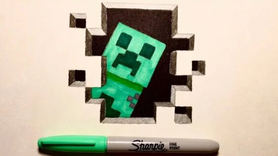 minecraft çizim template: 1 bin video Yandex'te bulundu