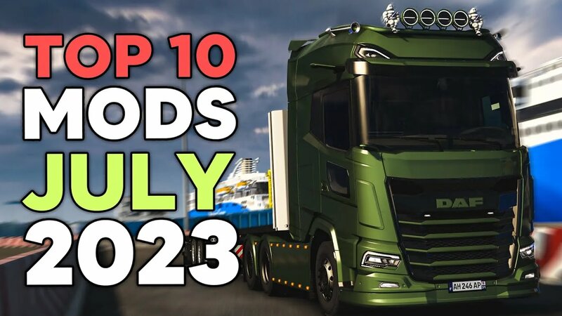 Top 10 ETS2 mods - july 2023 - Yandex Video aramada çevrimiçi izle