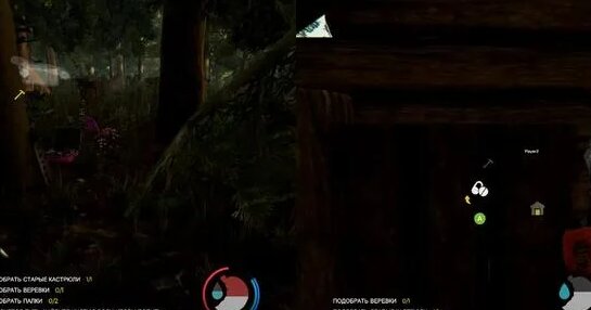 The Forest split screen PC mod coop Играть вдвоем на одном ПК ...