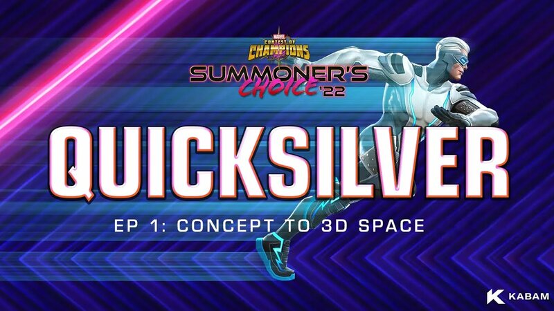 Dev Diaries: Quicksilver Ep. 1 - Concept to 3D Space | Marvel Contest ...