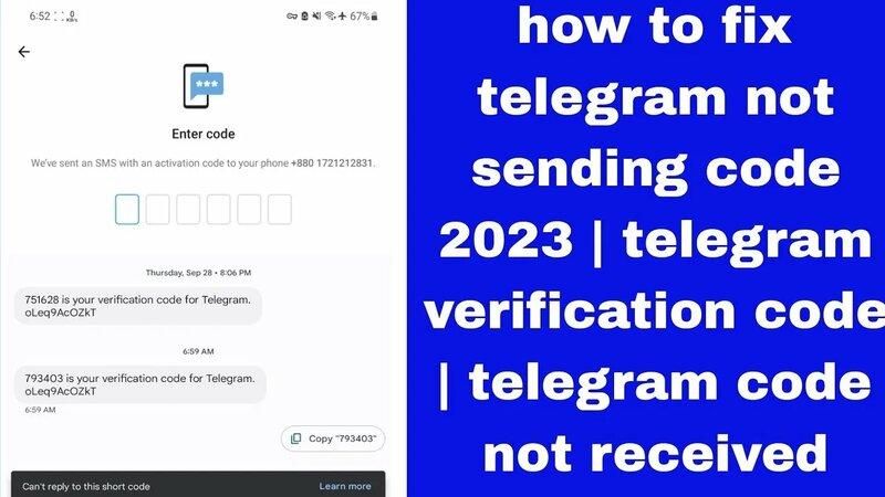 how to fix telegram not sending code 2023 | telegram verification code ...