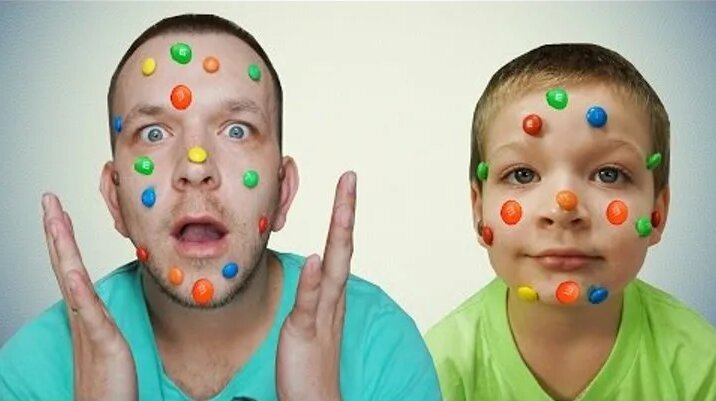 Видео BAD BABY ПАПА в Шоколаде - Вредные Детки ! Chocolate FACE LOTS OF ...