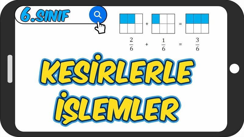 Kesirlerle İşlemler / Akıcı Konu Anlatımı 6.Sınıf Matematik #2023 ...