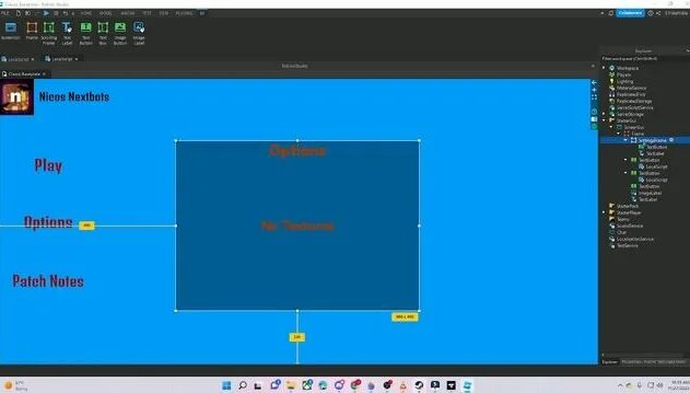 How to make your own Nicos Nextbots menu in roblox studio 2022 ...