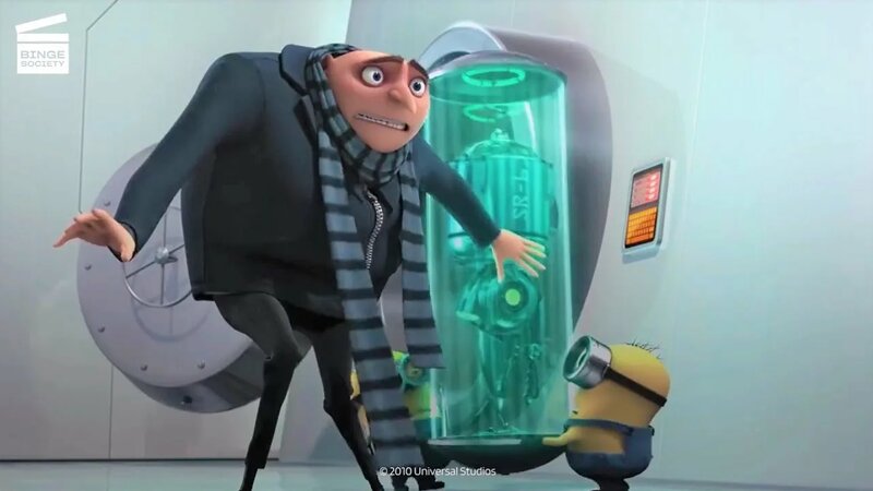 Despicable Me (1/9) | Gru steals the shrink gun | Cartoon For Kids ...
