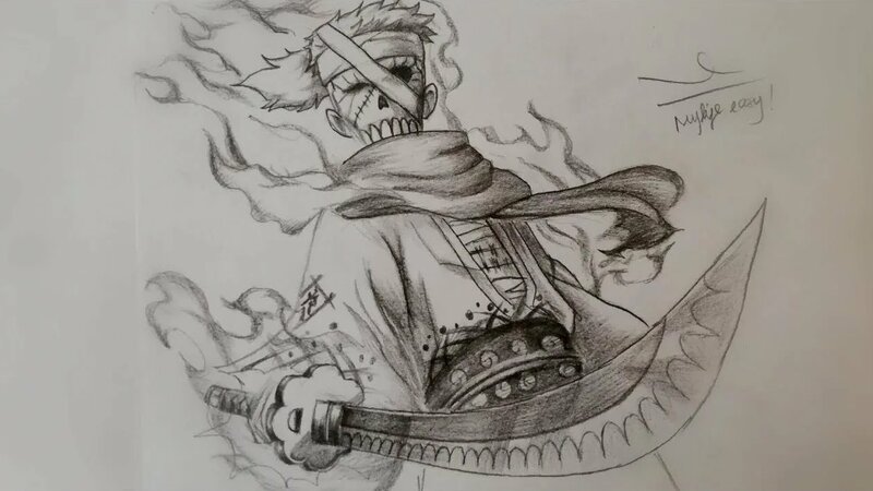 Học vẽ Ryuma (One piece) || Drawing Ryuma (ONE Piece), Tutorial DRAW ...