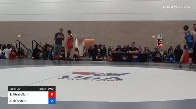 55 Kg Rr Rnd 2 - Sophia Mirabella, NY Vs Alexandra Hedrick, CA ...