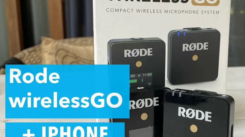 RODE Wireless GO - обзор микрофона. Как подключить к iPhone (4K ...