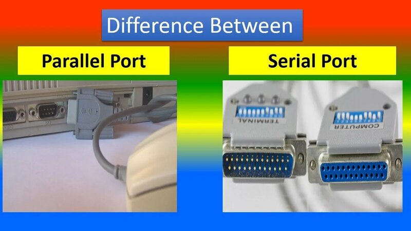 Difference Between Parallel port and Serial port - Смотреть онлайн в ...