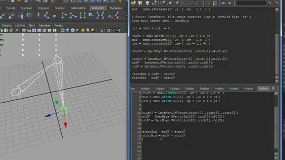 MAYA Tutorial : How to place correctly the polevector with Python - EroFound