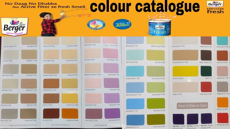 Color catalogue berger paints I Making colour charts - Yandex Video ...