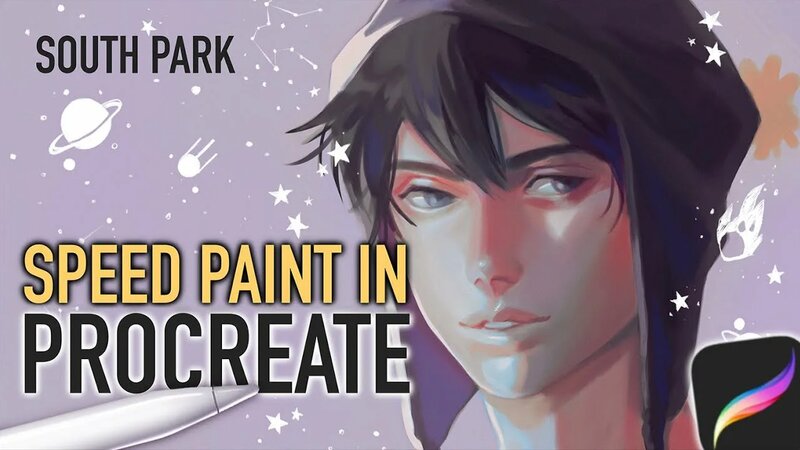 My first drawing in Procreate! | Speedpaint | South Park - Смотреть ...